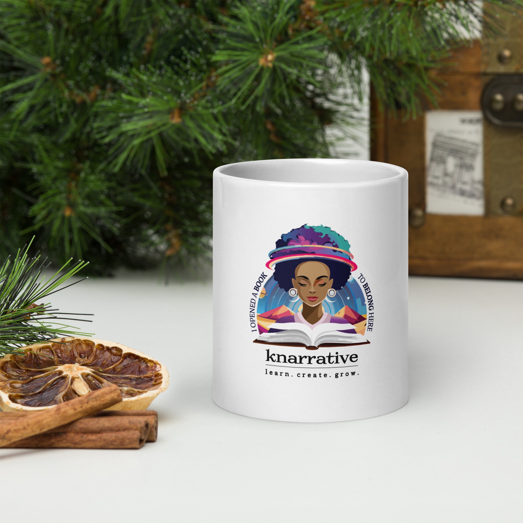 Open Book - Glossy Mug – Knarrative